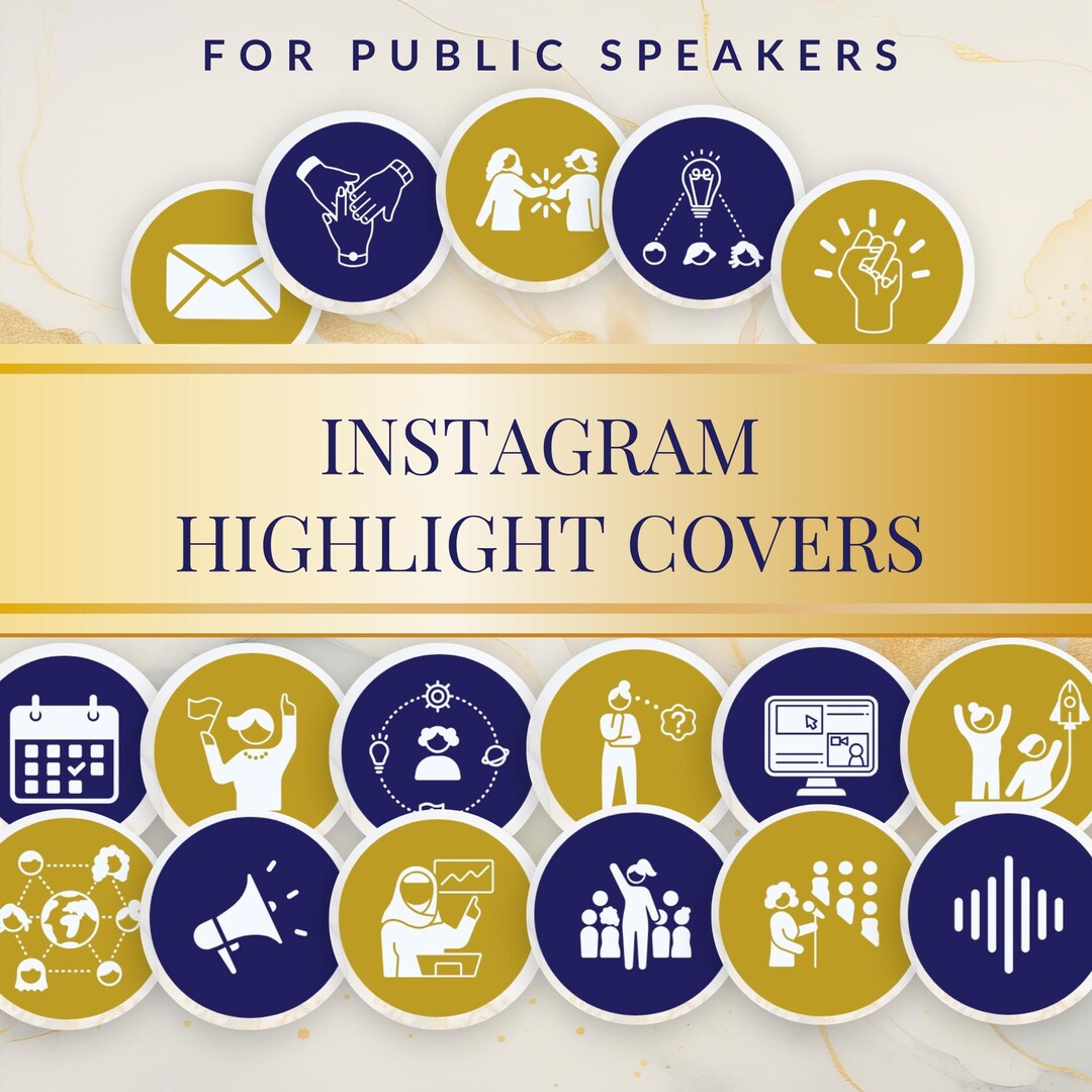 Editable Instagram Highlight Covers, IG Story Covers, Social Media ...