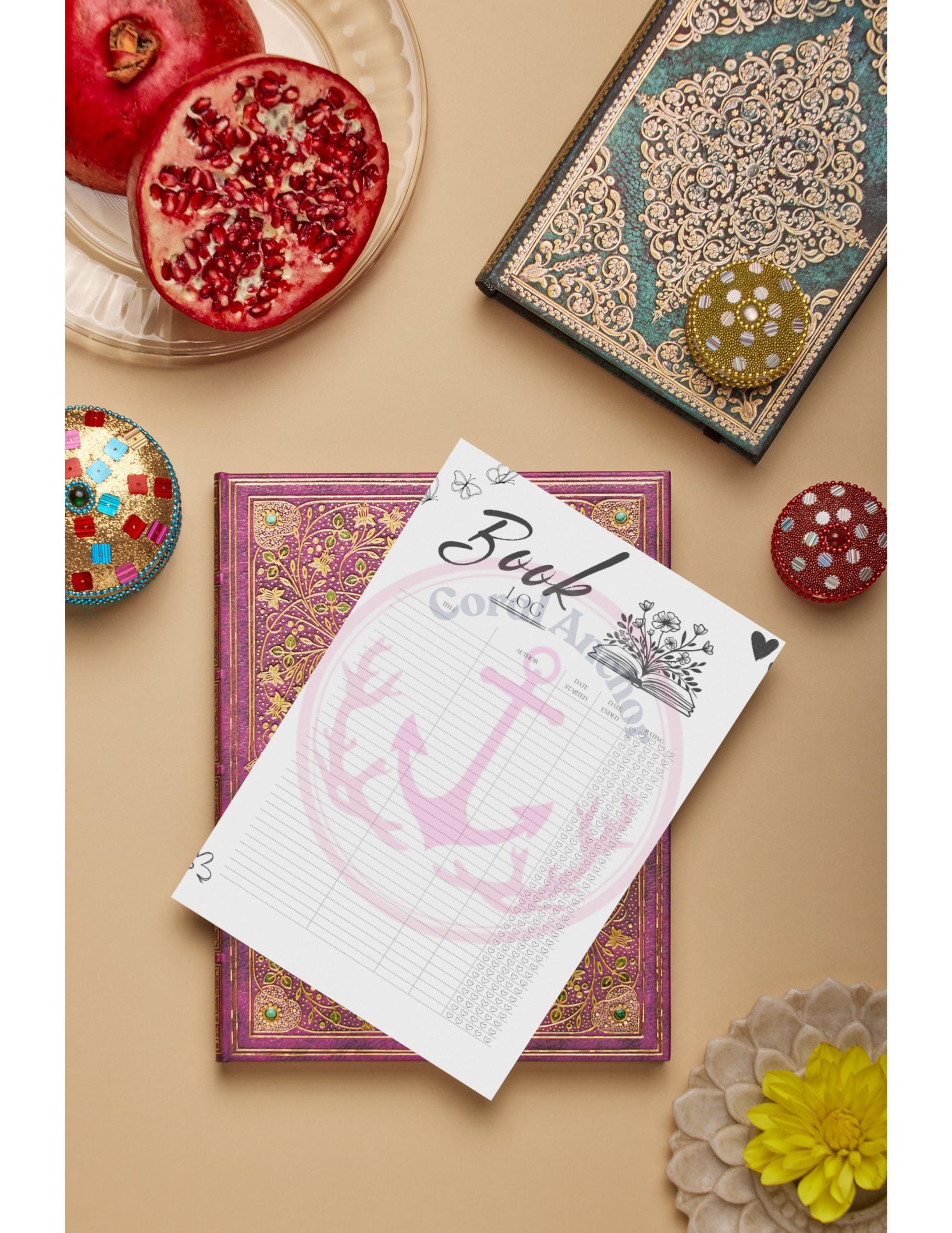 Reading Log Printable - Reading Tracker Journal - Books to Read ...