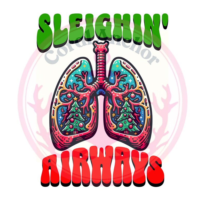Respiratory Lungs PNG - Christmas Respiratory Therapist Download ...