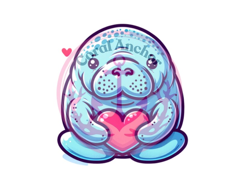 Manatee PNG - Cute Manatee - Ocean Theme - Classroom PNG - Manatee ...