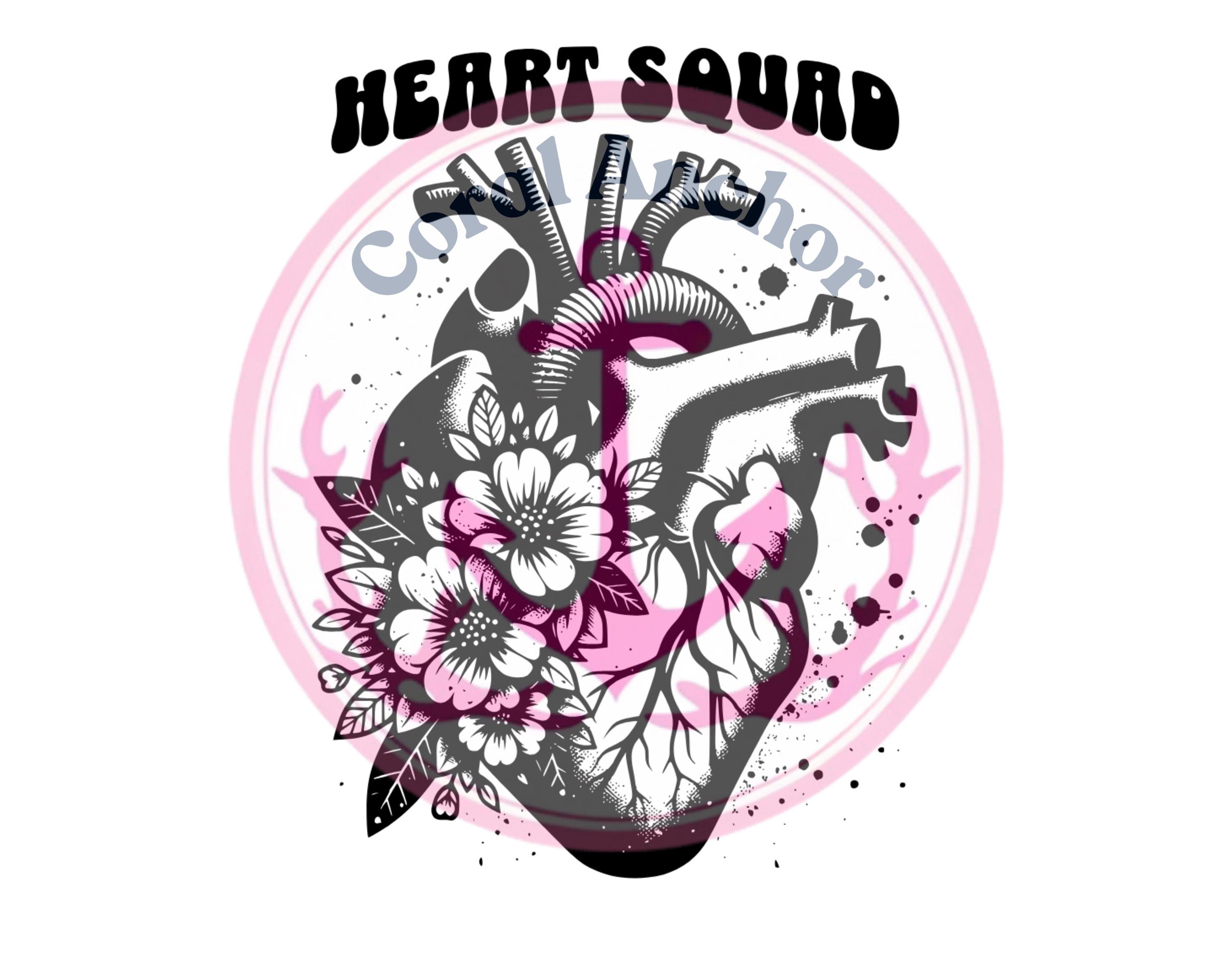 Nursing PNG - Heart Squad - Cardiology Download - Nurse Care Week Gift ...