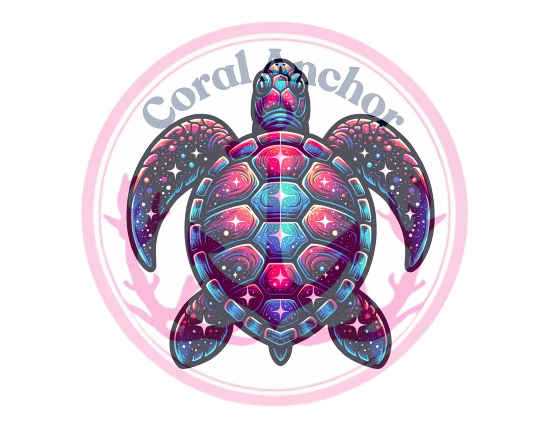 Sea Turtle PNG - Galaxy Sea Turtle Download - Turtle Design - Etsy