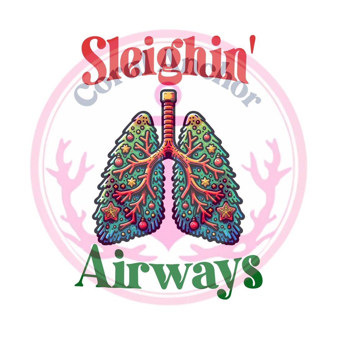 Respiratory Lungs PNG - Christmas Respiratory Therapist Download ...