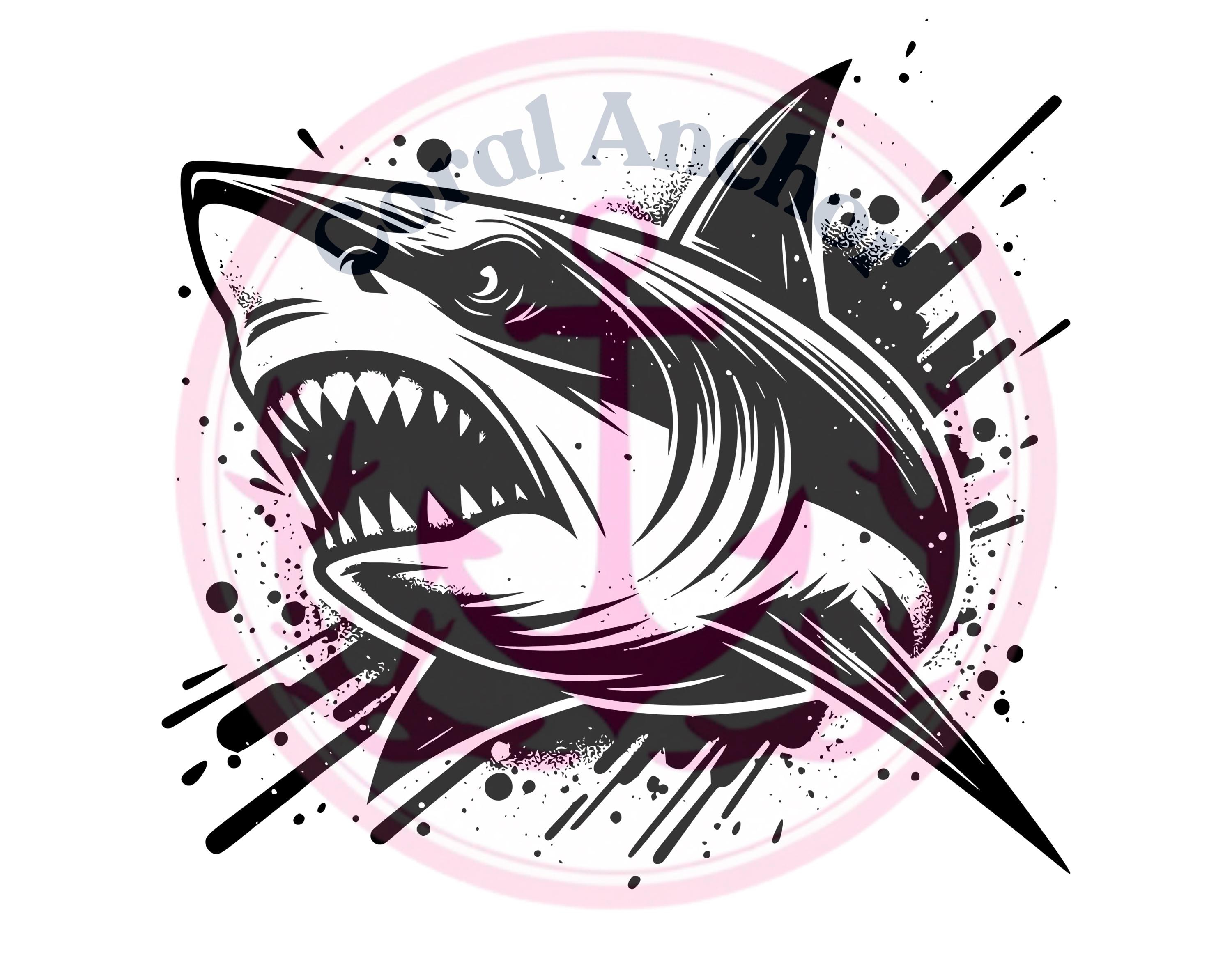 Megalodon PNG - Shark Download - Shark Design - Graffiti Shark - Mean ...