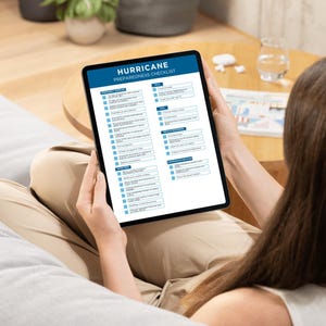 Hurricane Preparedness Checklist – Printable PDF Emergency Planner ...