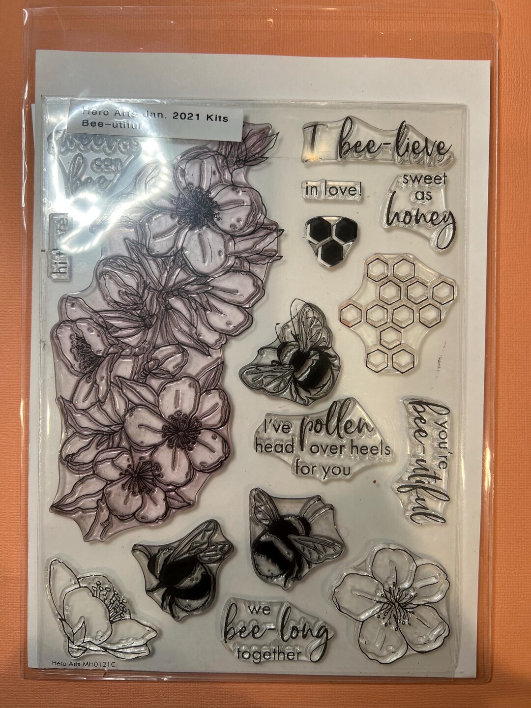 Hero Arts- Jan. ‘21 Kit Bee-utiful - Etsy