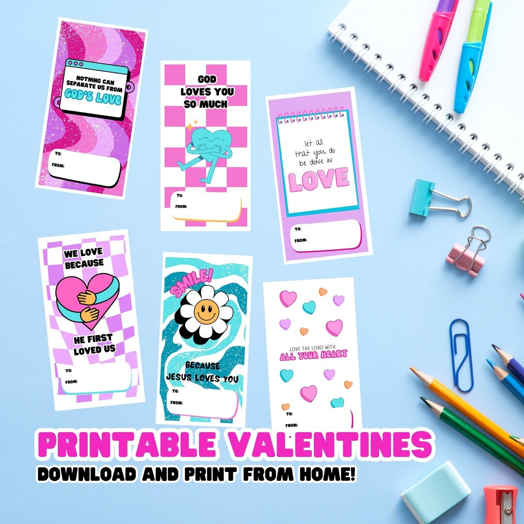 Groovy God Valentines - Etsy