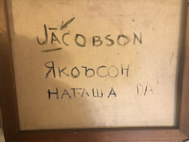 Natasha Jacobson Oil on Canvas Vintage Painting 24x20 Inches - Etsy