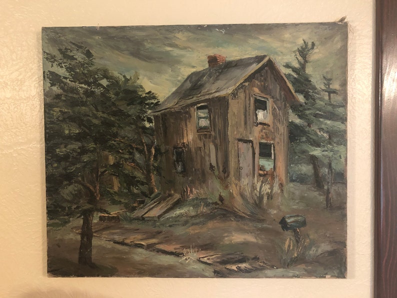 Natasha Jacobson Oil on Canvas Vintage Painting 24x20 Inches - Etsy