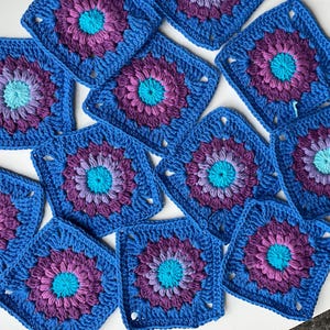 STARBURST GRANNY SQUARE | Beginner Friendly Pattern - Etsy