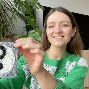 YIN YANG GRANNY Square Pattern | Beginner Friendly Step-by-step Guide ...