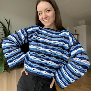 WAVE CROCHET TOP | Beginner Friendly Pdf Pattern in English - Etsy