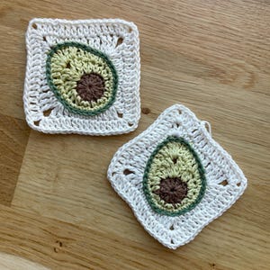 AVOCADO GRANNY SQUARE | Beginner Friendly Pdf Pattern in English - Etsy