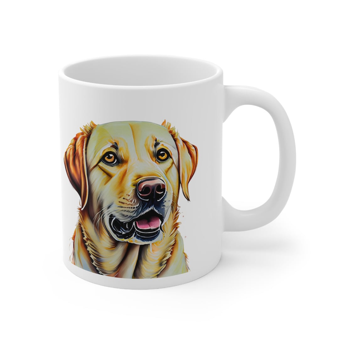 Yellow Lab Mug, Yellow Lab Gift, Yellow Lab Coffee Mug, Yellow Lab ...
