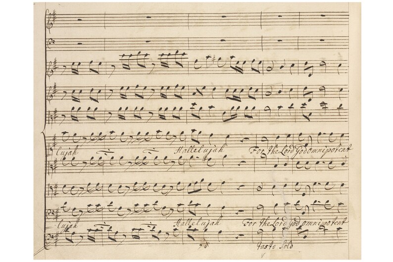 Handel's Messiah 5, Printable Art, Instant Download, Sheet Music ...