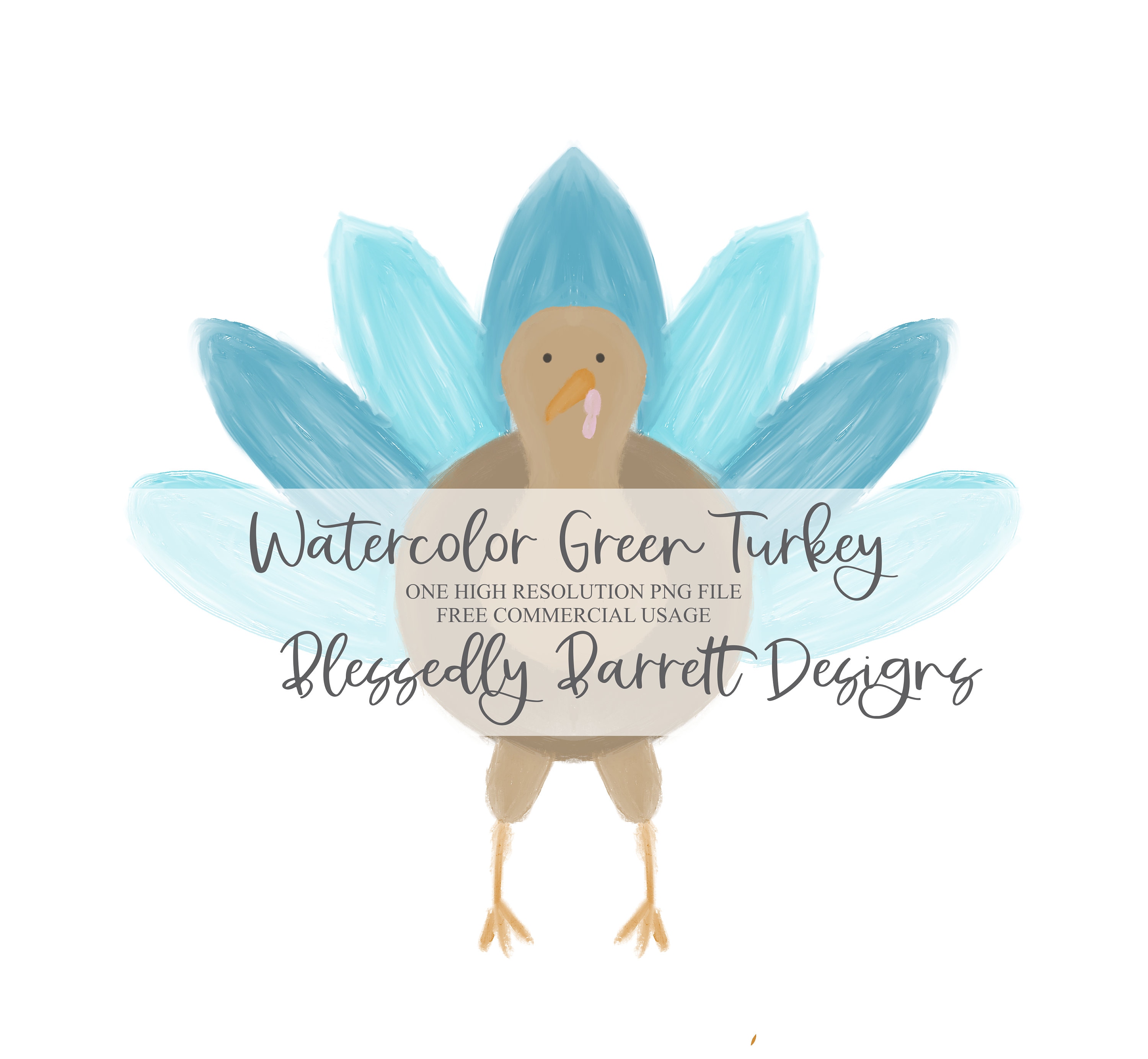 Watercolor Turkey Clipart | Fall Clipart | Thanksgiving | Fall ...