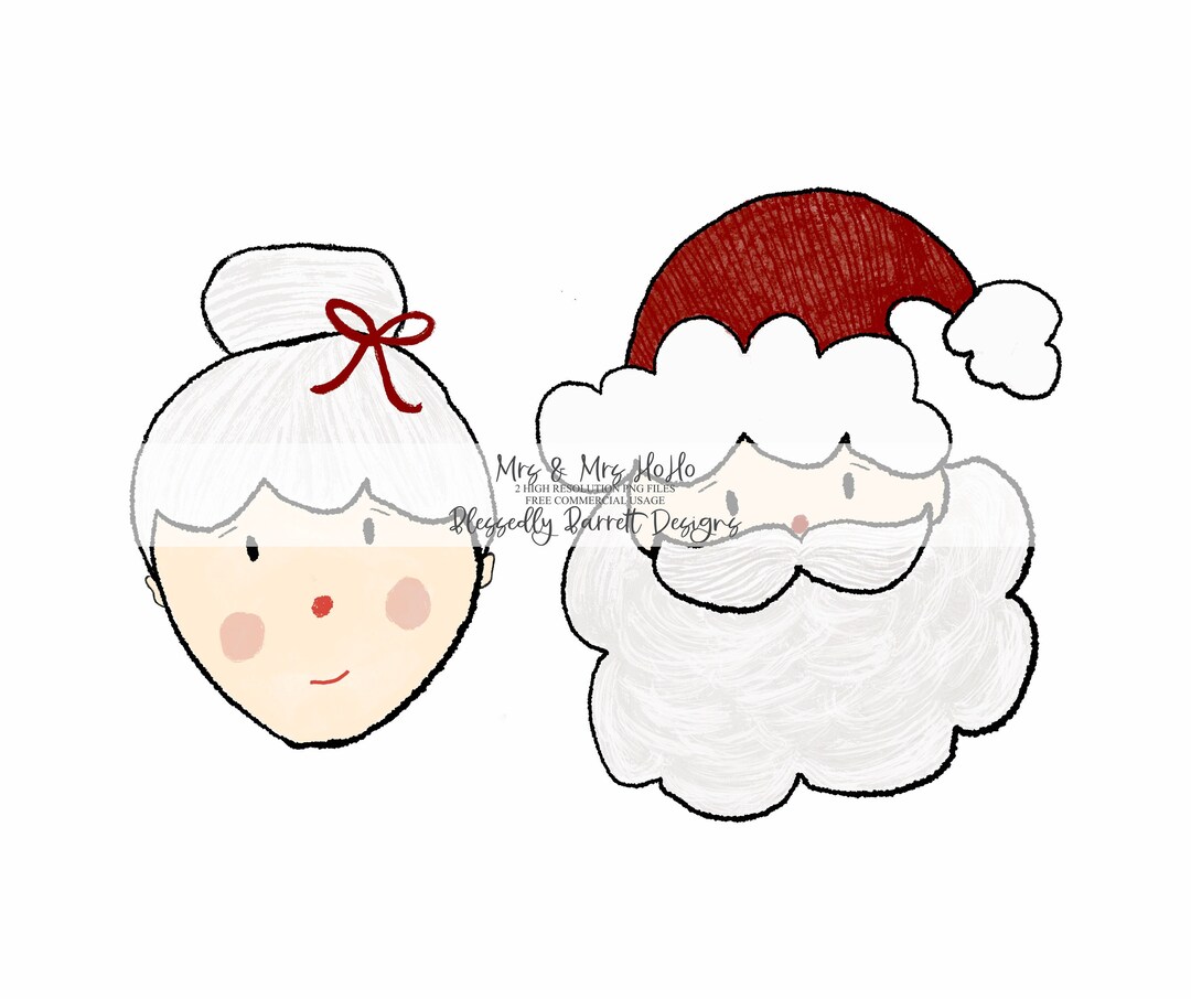 Christmas Clipart | Mrs Claus | Wreath | Cute Christmas Baby | Santa ...