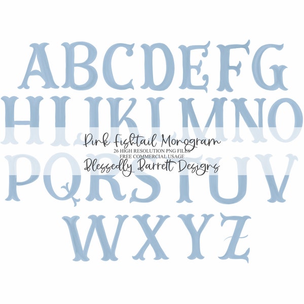 Watercolor Monogram - Etsy