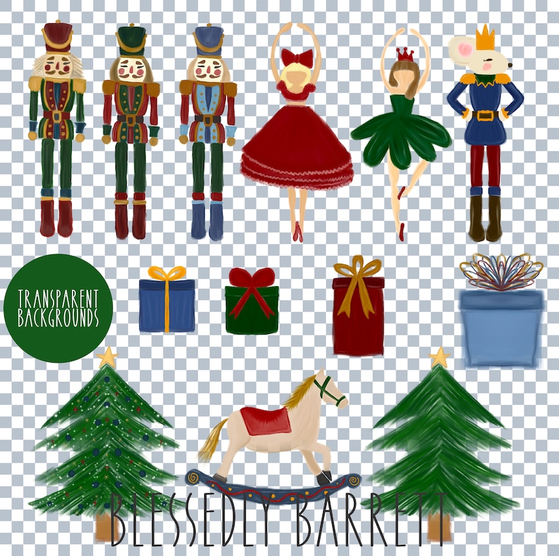 Commercial Use Watercolor Nutcracker Clipart | Christmas Clipart ...