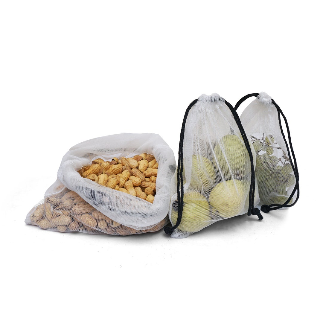 100% Polyester Mesh Drawstring Pouch for Everyday Use - Etsy