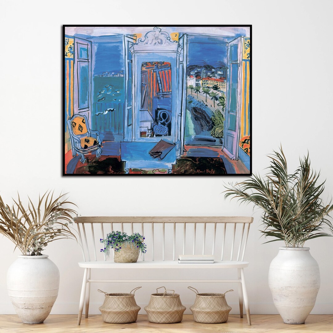 Window Opening on Nice by Raoul Dufy,wall Decor Art Poster, Framed Art ...