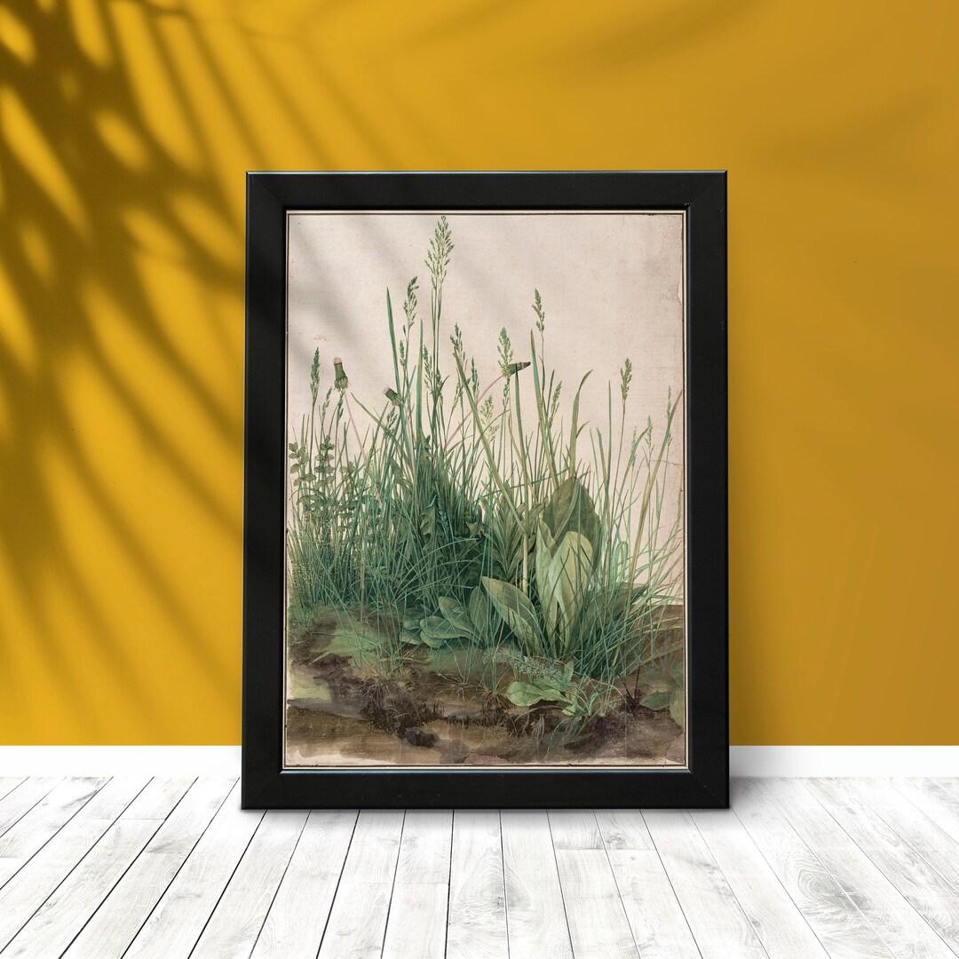 Piece of Turf by Albrecht Durer Canvas Wall Art Design, Poster Print ...