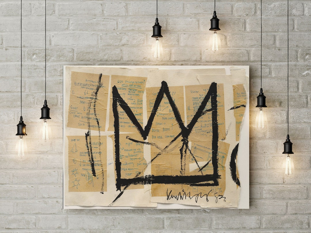 Abstract Canvas Wall Art Street Art Print Urban Art Graffiti Poster ...