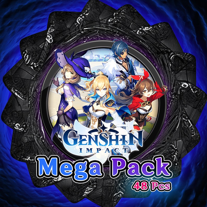 Genshin Impact Mega Pack 48 stuks STL 3D-afdrukbestanden - Etsy Nederland