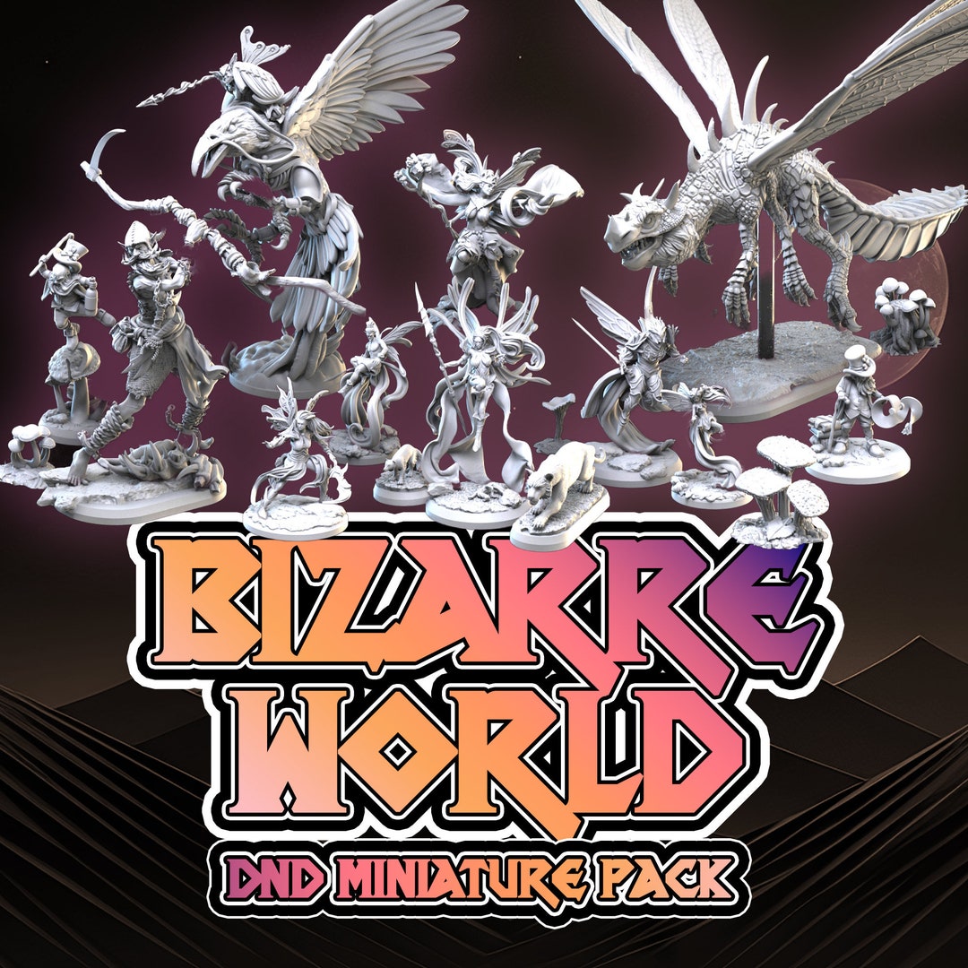 Bizarre World STL Pack for Dnd dungeons and Dragons dnd - Etsy UK