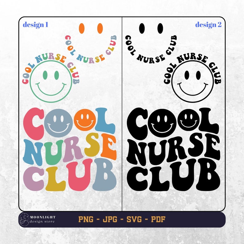Cool Nurse Club Svg, Cool Nurse Club Png, Nurse Svg, Nurse Png, Nurse ...