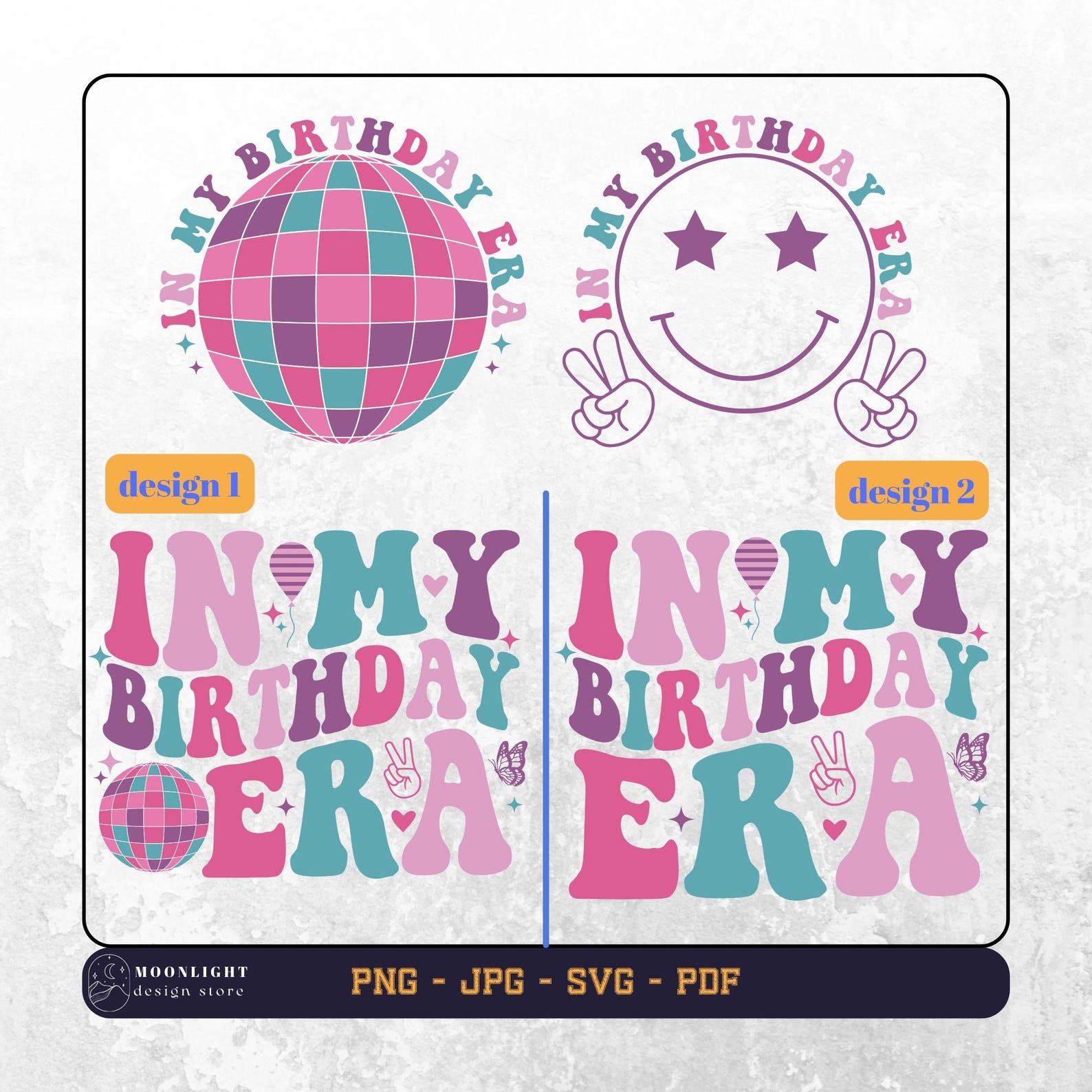 In My Birthday Era Svg, in My Birthday Era Png, Birthday Svg Png ...