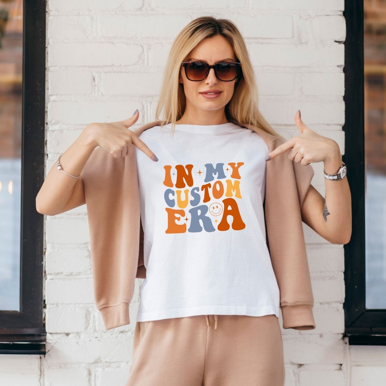 In My Custom Era Svg, in My Custom Era Png, Custom Wavy Text Svg, Personalized Wavy Text, Custom ...