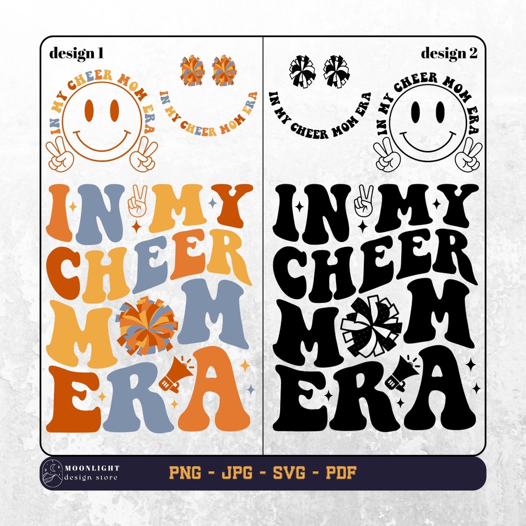 In My Cheer Mom Era Svg, in My Cheer Mom Era Png, Cheer Mom Svg, Cheer ...