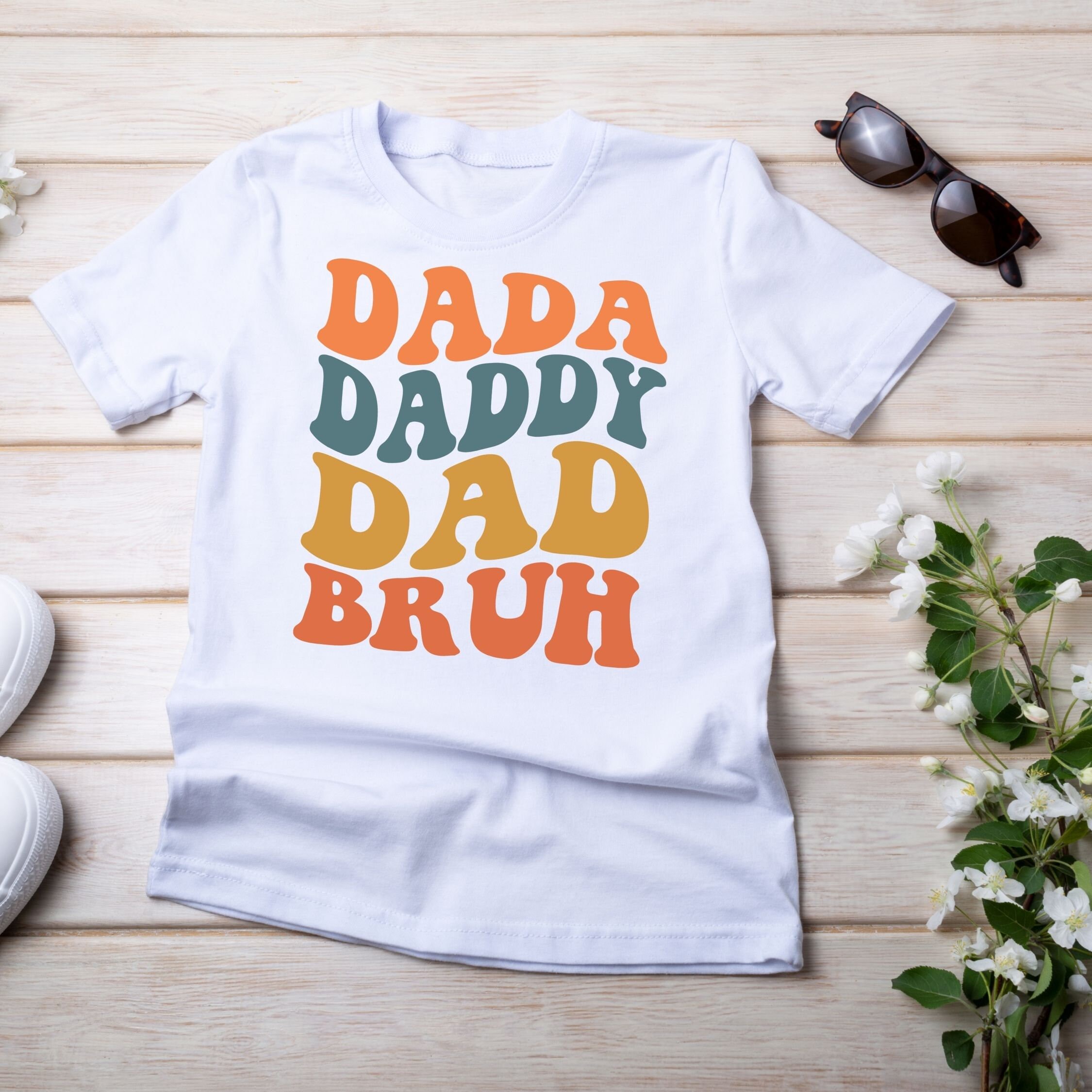 Dada Daddy Dad Bruh, Funny Dad Svg Png, Dada Dad Shirt, Gift for Dad ...