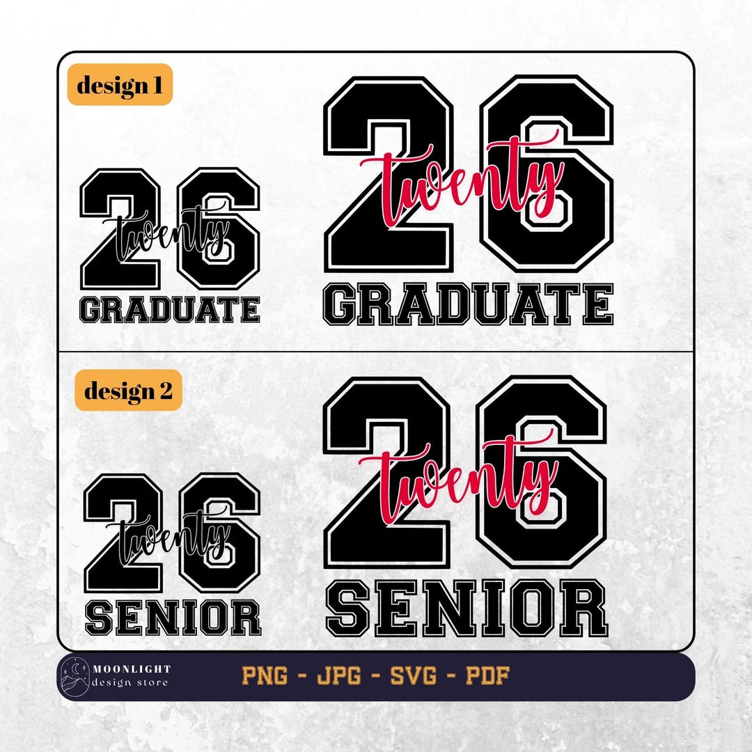 Senior 2026 Svg, Senior 2026 Png, Class of 2026 Svg, Class of 2026 Png ...