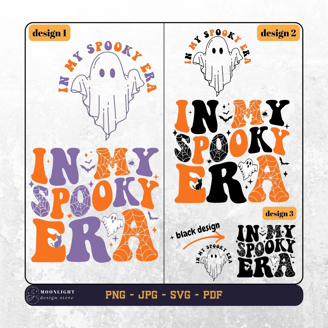 In My Spooky Era Svg, in My Spooky Era Png, Spooky Vibes, Spooky Season ...