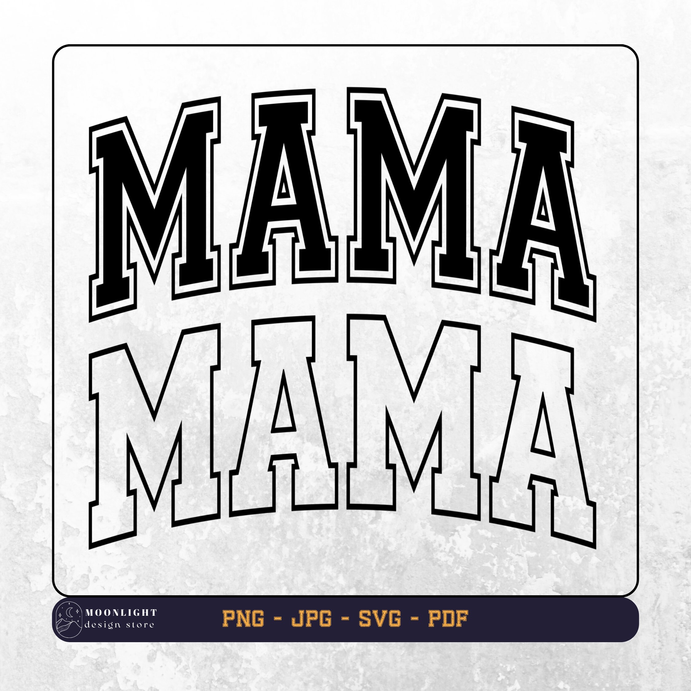 Mama Varsity Svg, Mama Varsity Png, Mama Varsity Curved Svg Png, Mama ...