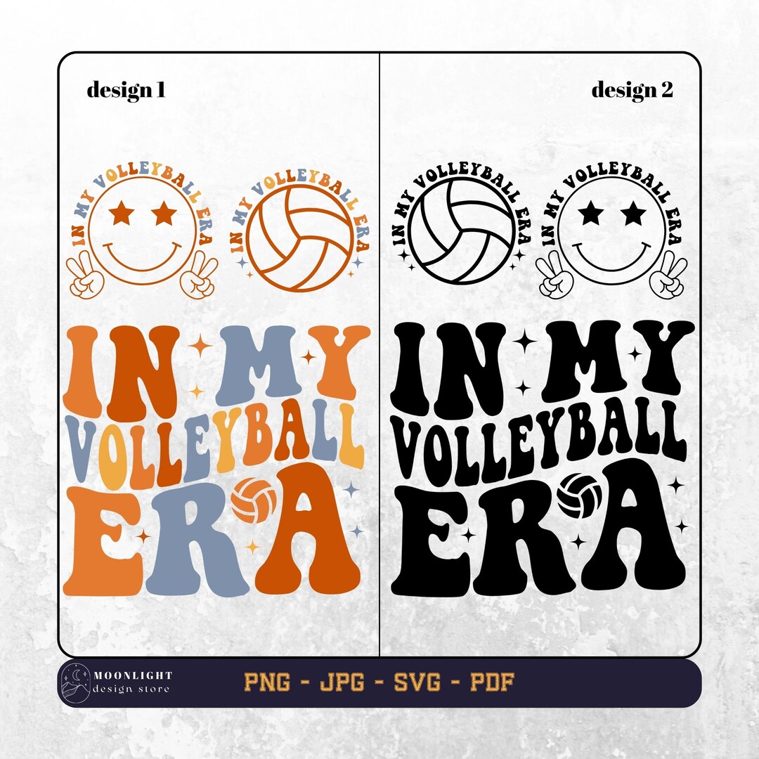In My Volleyball Era Svg, in My Volleyball Era Png, Volleyball Svg ...