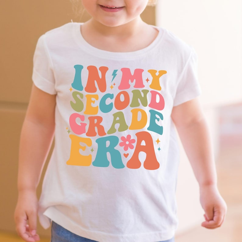 In My Second Grade Era Svg, in My Second Grade Era Png, Second Grade ...