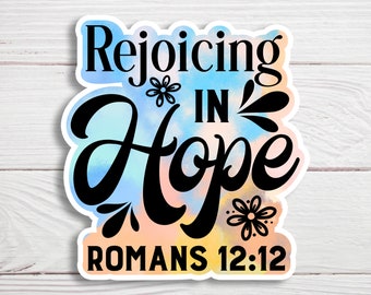 Hate Evil and Hold Onto What is Good Sticker, Romans 12:9 Sticker ...