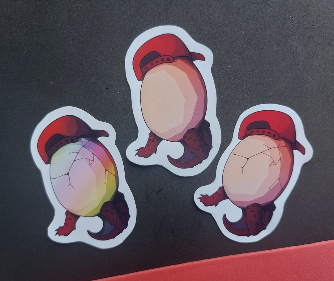 Leonarda Sticker QSMP Eggs (semi-glossy Paper Sticker) - Etsy