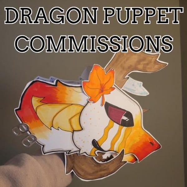 Paper Dragon Puppet Base - Etsy