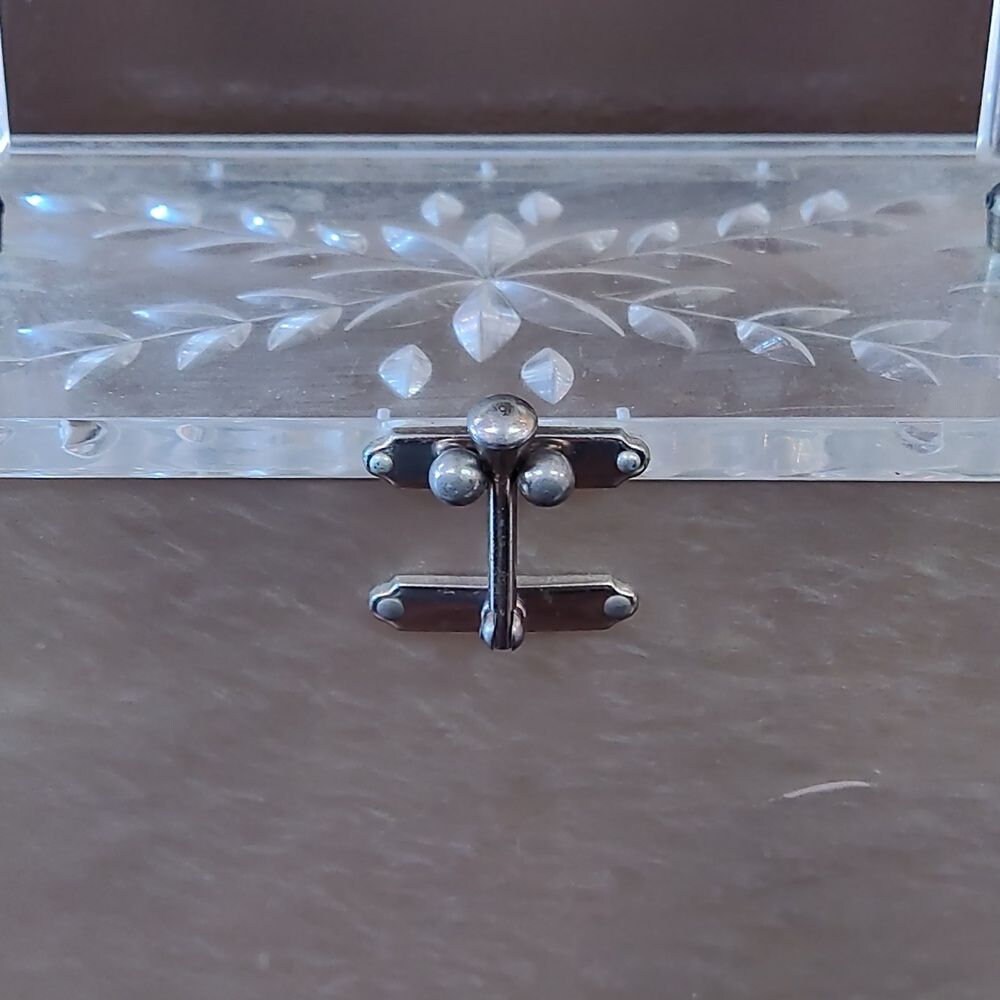 Vintage 1950s Charles Kahn Lucite Box Purse - Etsy