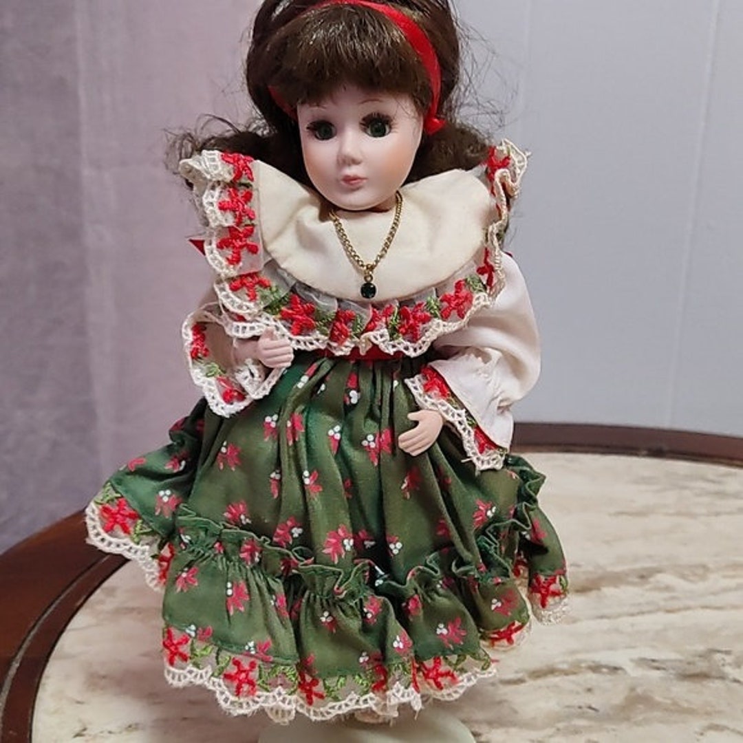 Vintage Mini Porcelain Doll - Etsy