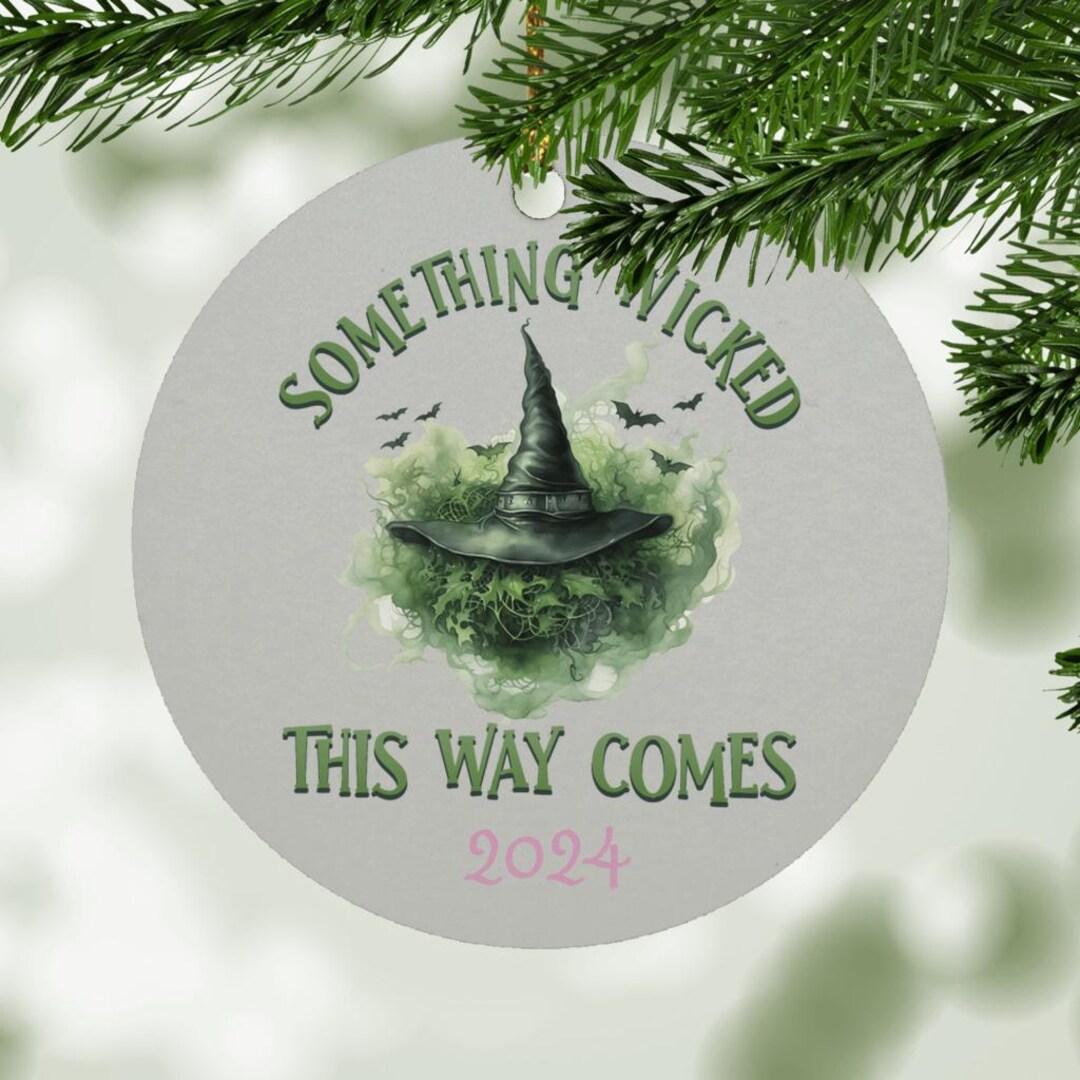 Wicked Movie Ornament: Witch Hats, Elphaba, Glinda, 2024 Gift - Etsy