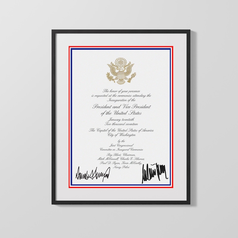 Donald Trump Signed Photo - Etsy
