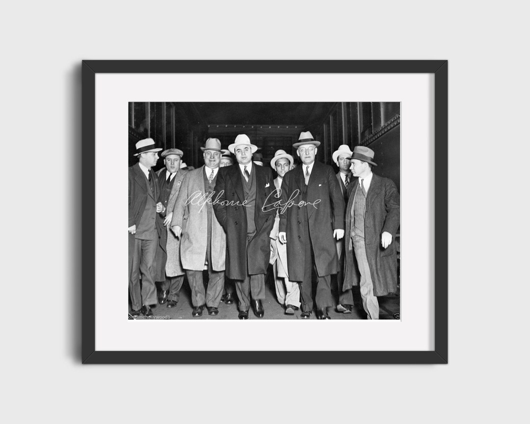History Poster Print: Al Capone Autograph Promo Print - Scarface - Etsy