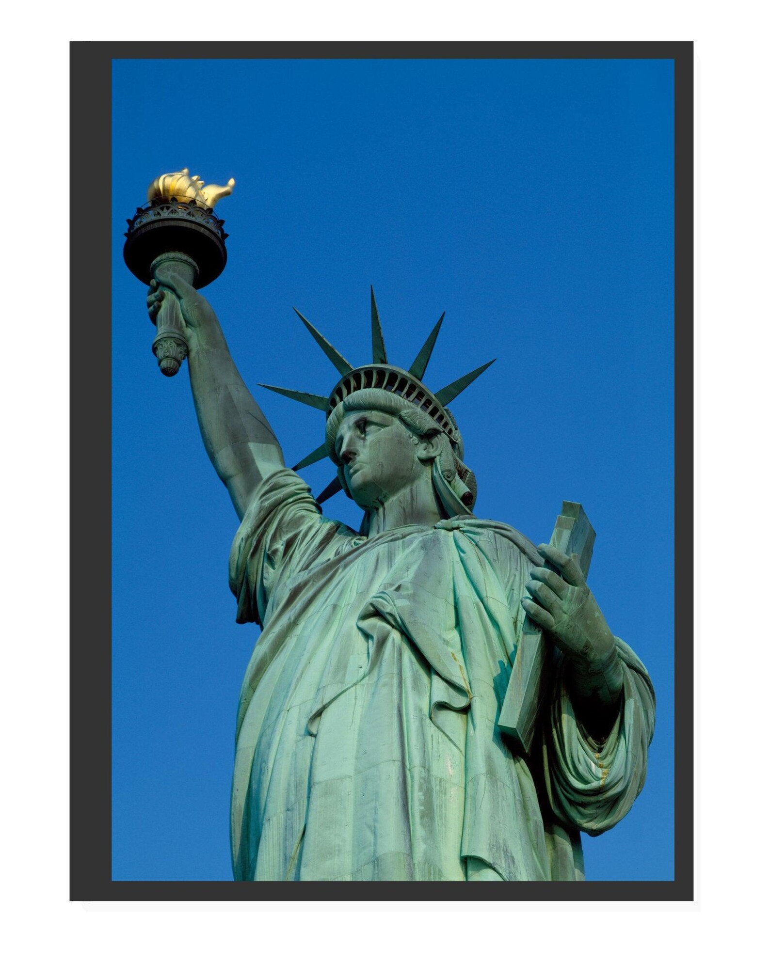 Statue of Liberty Poster Print: "lady Liberty Close Up" - Etsy