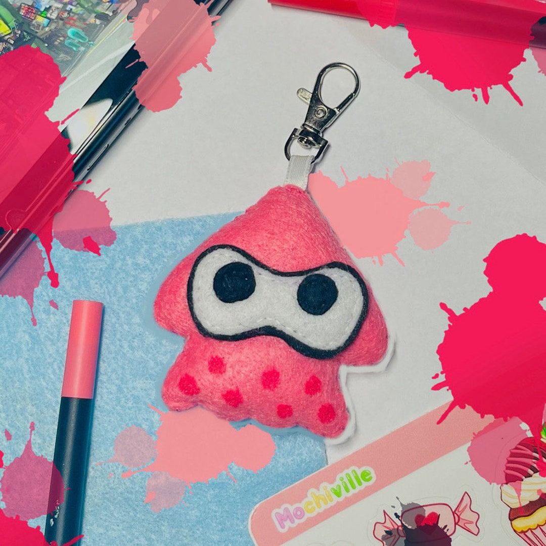 Customized Splatoon Inkling Plush Key Chain - Etsy