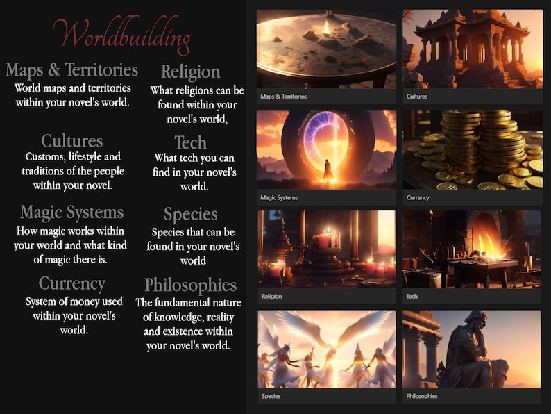 Novel Planning Notion Template, Notion Planner, Digital Writing Planner, Novel Writing ...